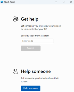 Microsoft Quick Assist - Solve Windows PC problems over a remote ...